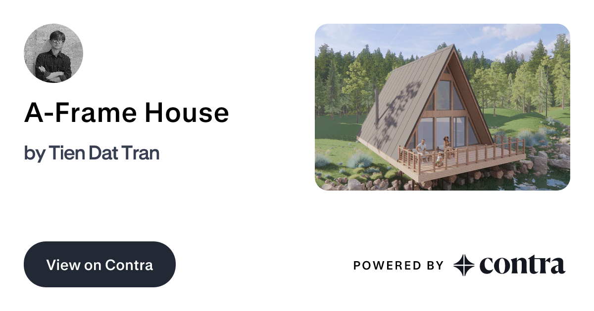 A-Frame House by Tien Dat Tran
