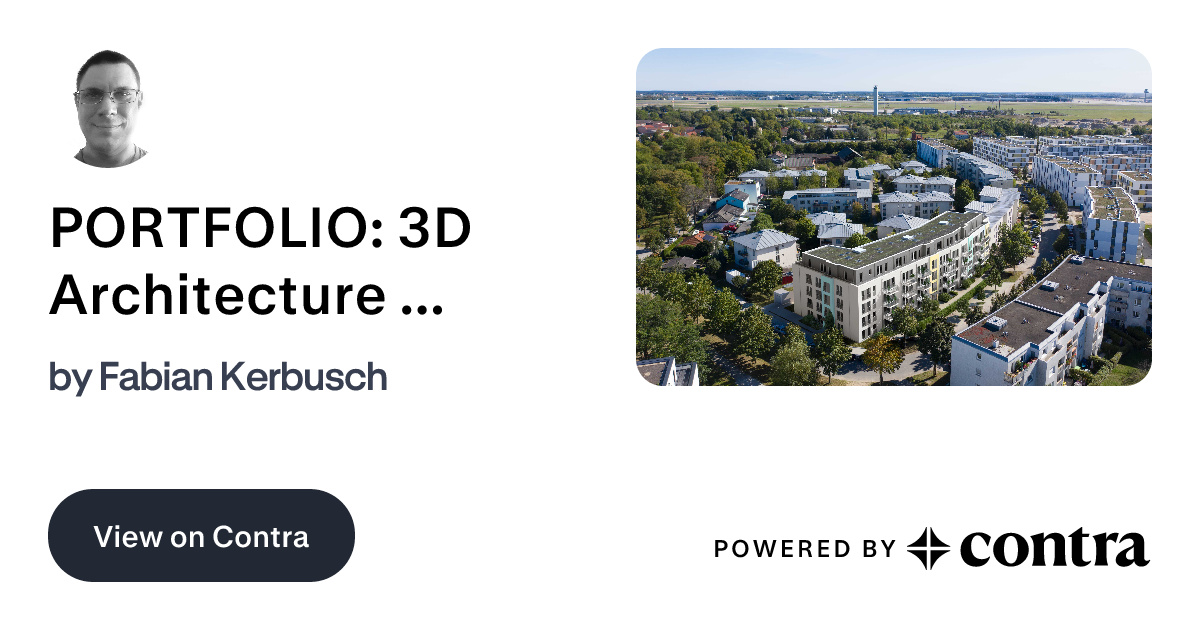 PORTFOLIO: 3D Architecture Visualizations by Fabian Kerbusch