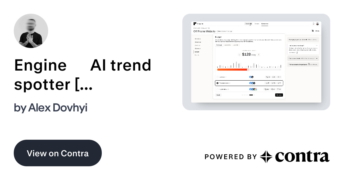 Engine AI trend spotter [Product] by Alex Dovhyi