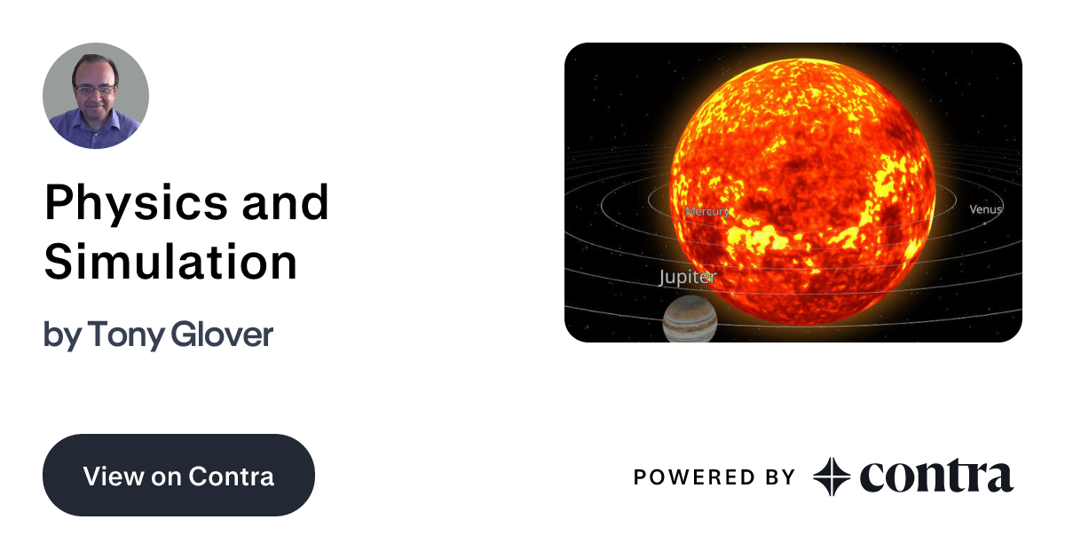 Physics and Simulation by Tony Glover