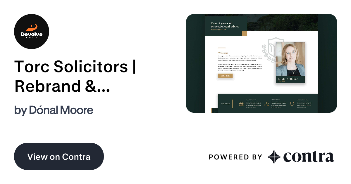 Torc Solicitors | Rebrand & Web Design by Dónal Moore
