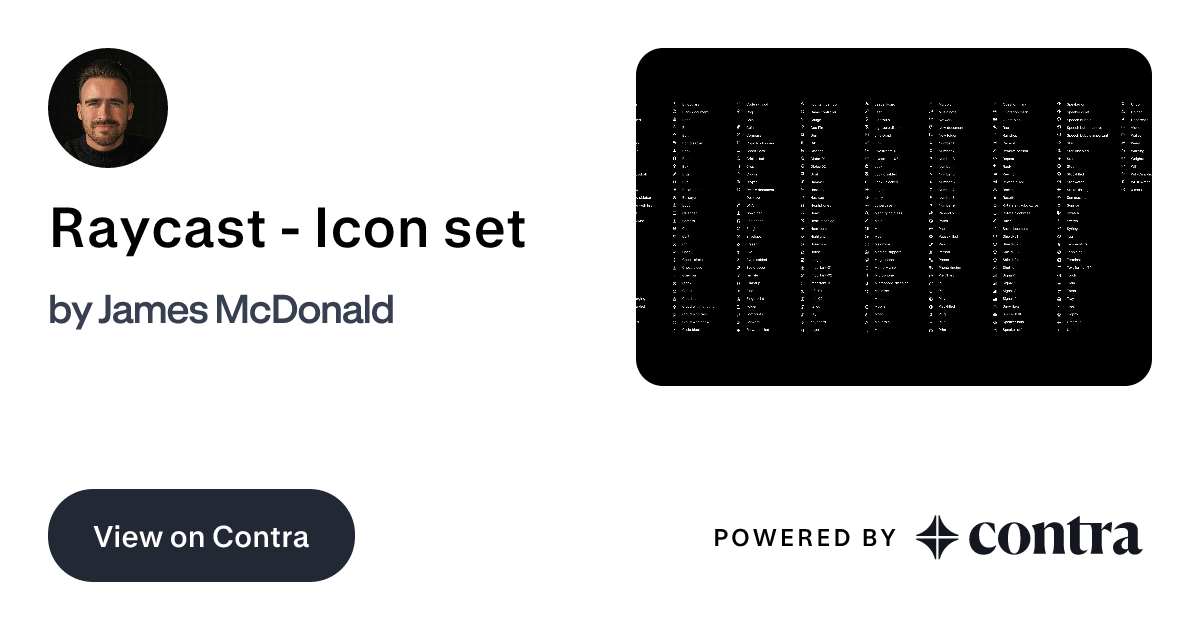 Raycast - Icon set by James McDonald