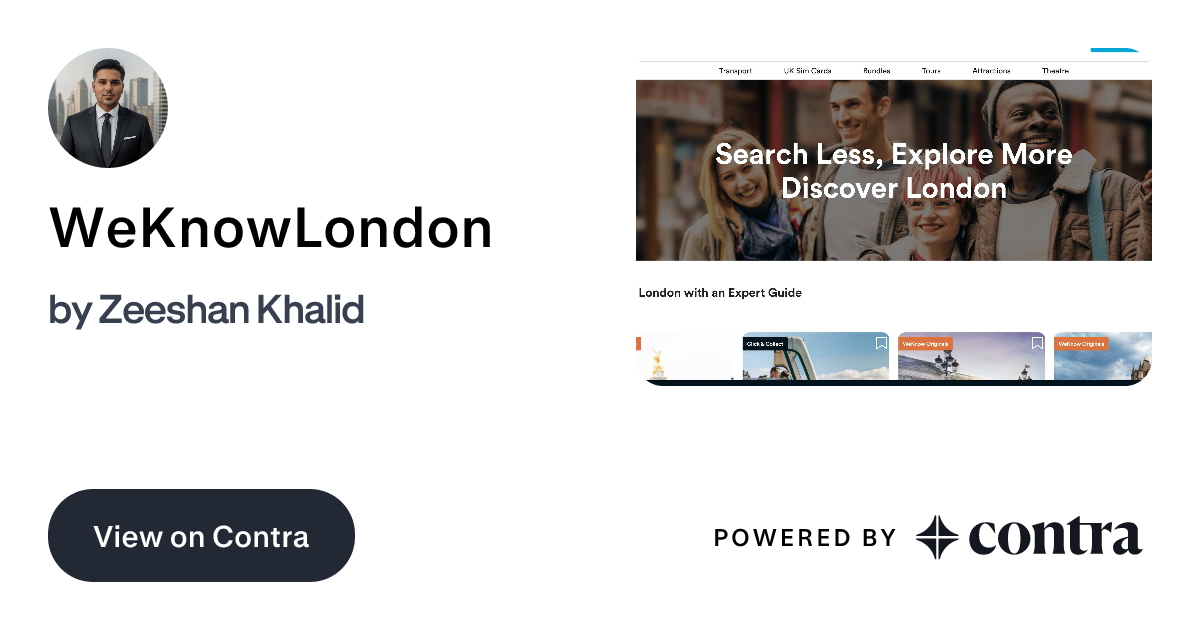 WeKnowLondon by Zeeshan Khalid