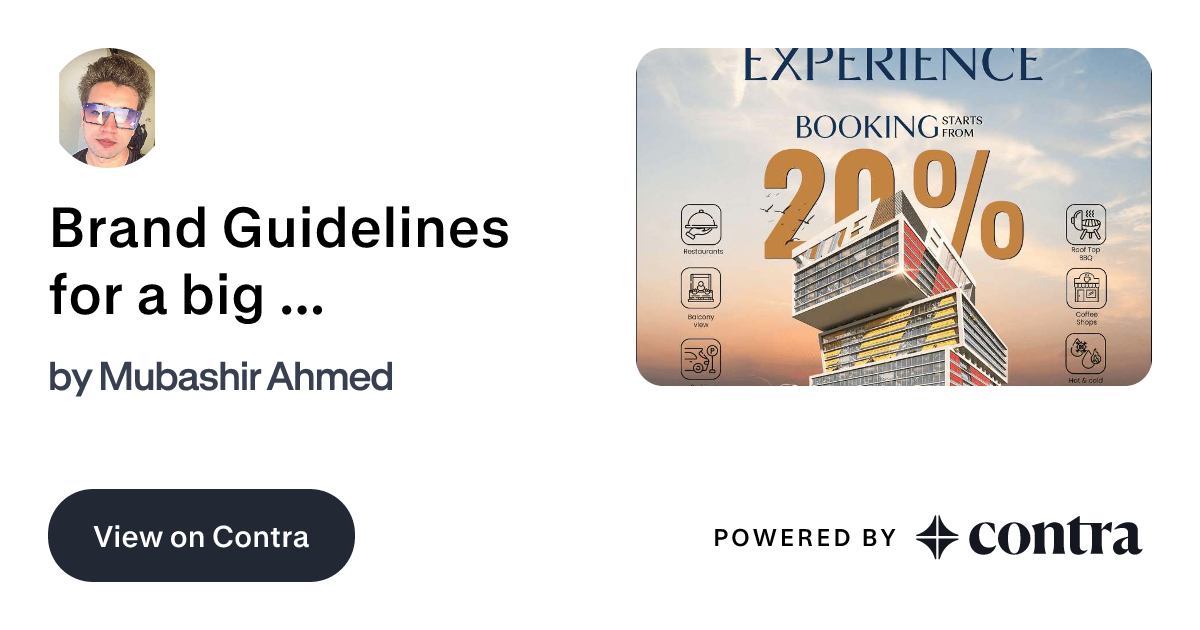 Brand Guidelines for a big developer by Mubashir Ahmed