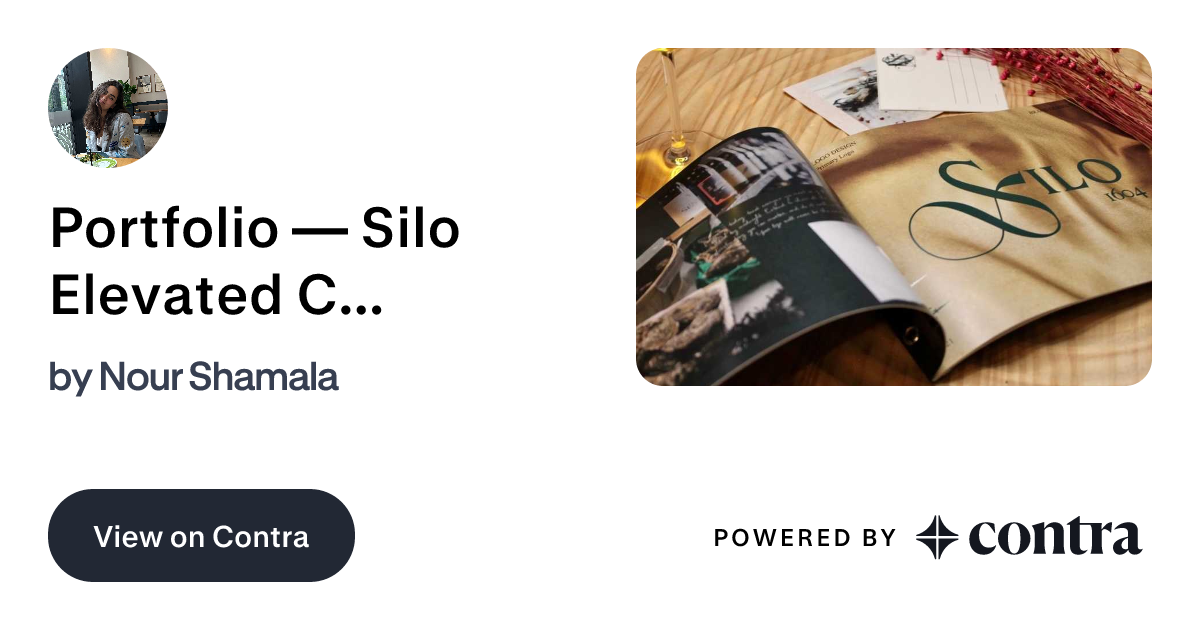 Portfolio — Silo Elevated Cuisine by Nour Shamala