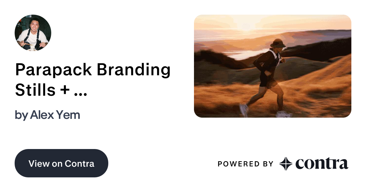 Parapack Branding Stills + Video by Alex Yem