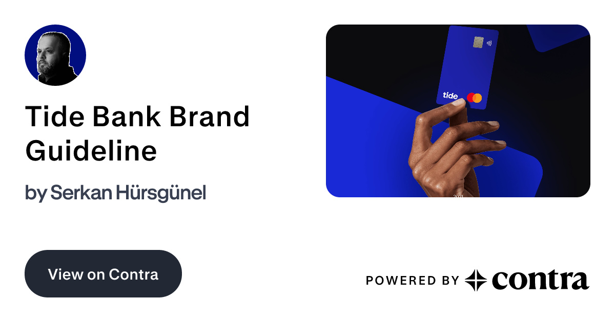 Tide Bank Brand Guideline by Serkan Hürsgünel