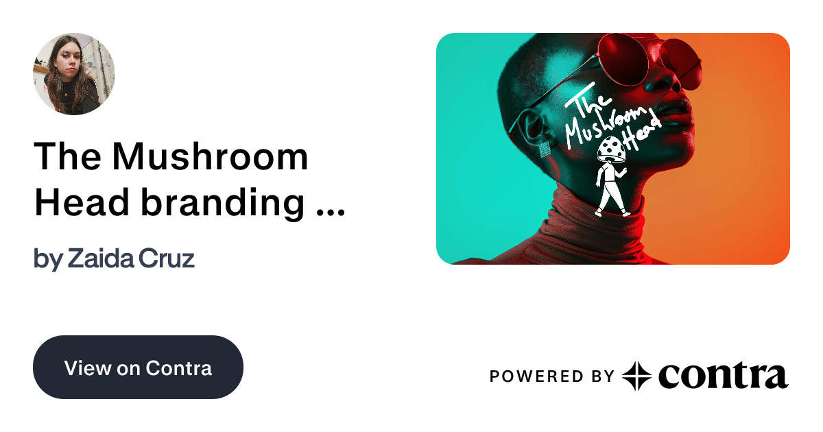 The Mushroom Head branding :: Behance by Zaida Cruz