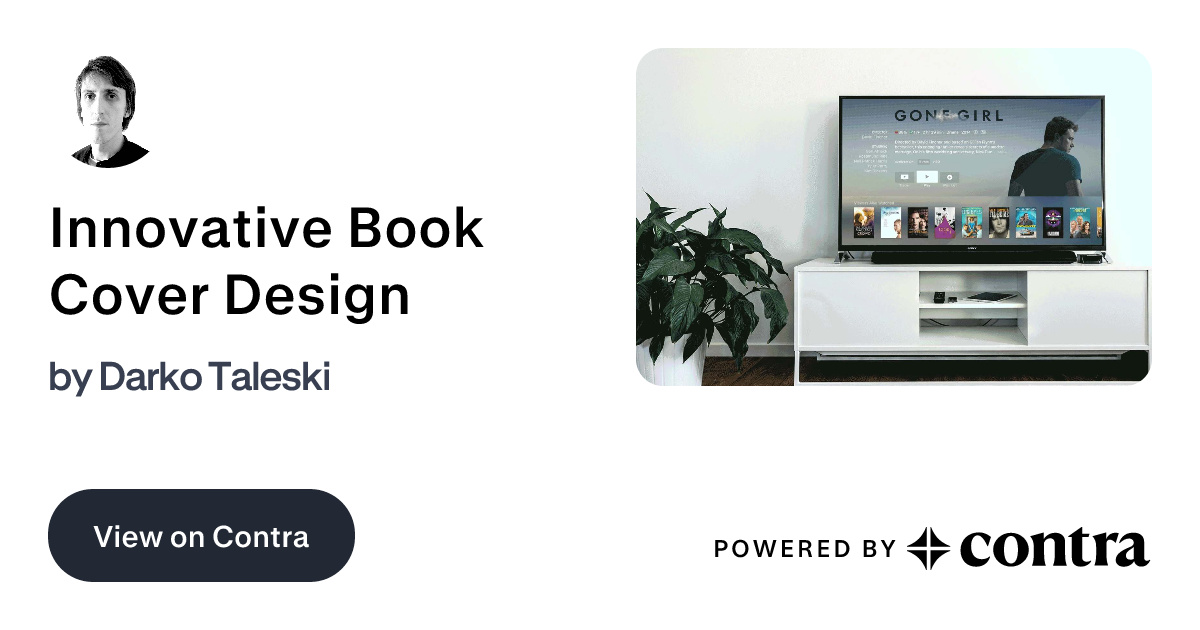 Innovative Book Cover Design by Darko Taleski