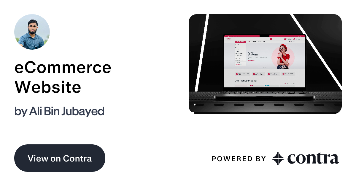 eCommerce Website by Ali Bin Jubayed