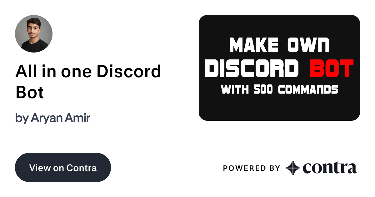 All in one Discord Bot by Just Uo