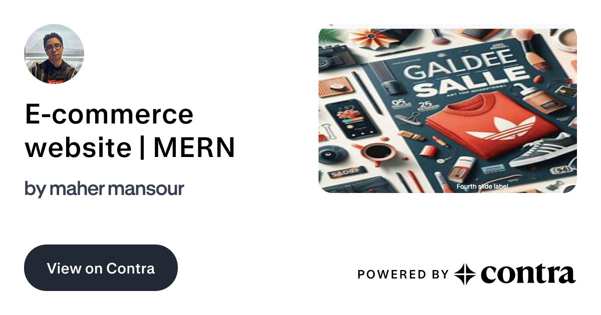 E-commerce website | MERN by maher mansour