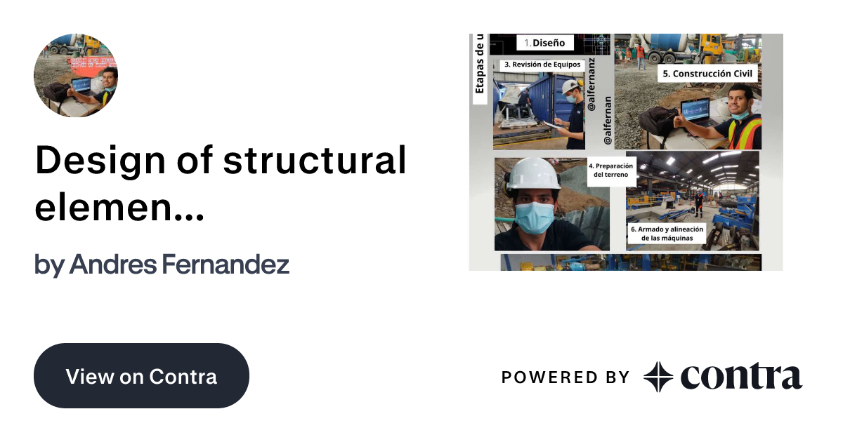 Design of structural elements and industrial plans for Ipac. by Andres ...