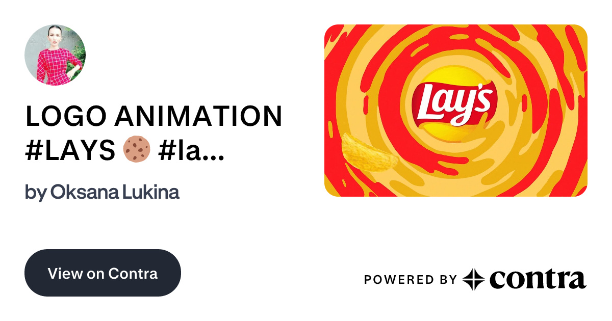 LOGO ANIMATION #LAYS 🍪 #layschips #layspotatochips #logoanimat… by ...