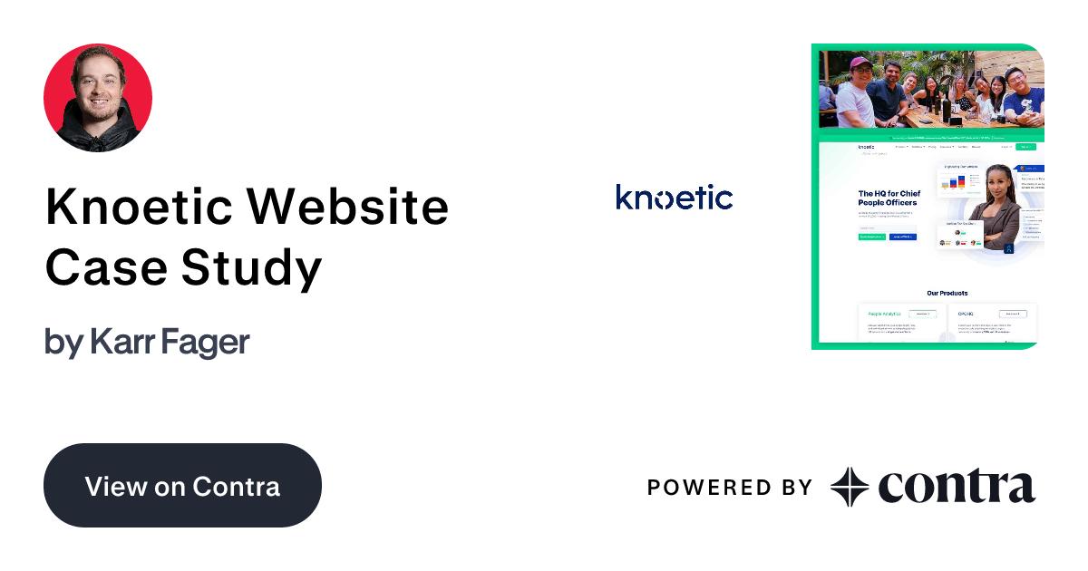 Knoetic Website Case Study by Karr Fager
