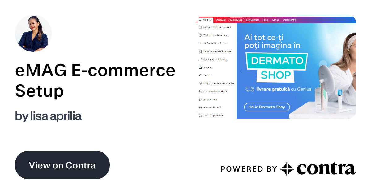 eMAG E-commerce Setup by lisa aprilia