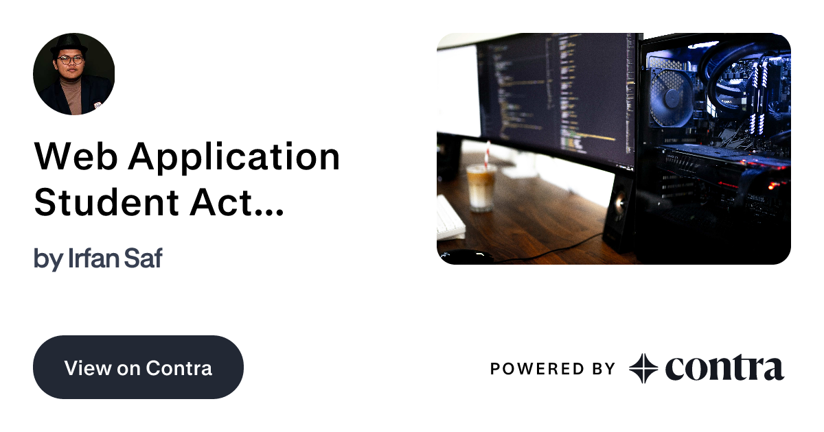 Web Application Student Activity by Irfan Saf