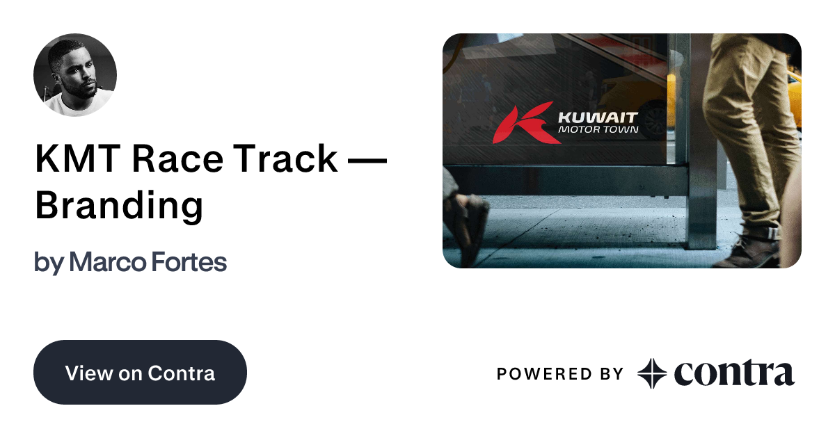KMT Race Track — Branding by Marco Fortes