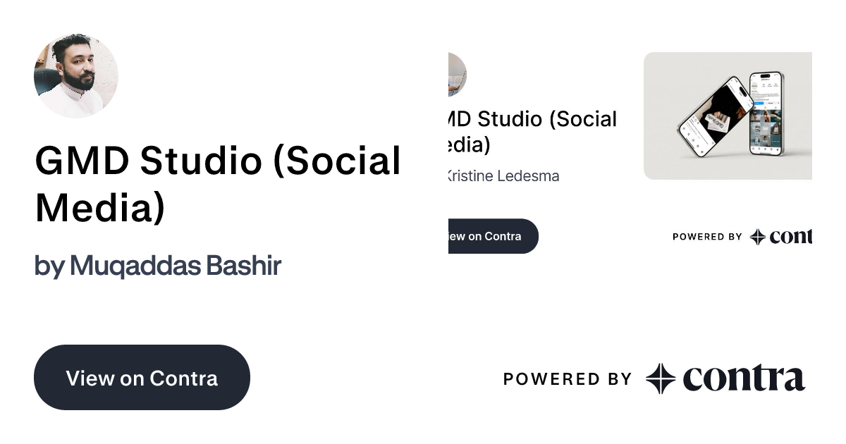 GMD Studio (Social Media) by Muqaddas Bashir