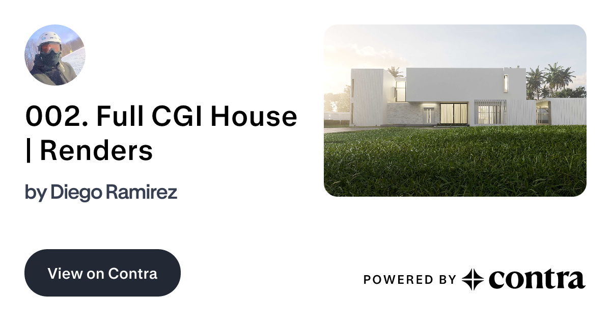 002. Full CGI House | Renders by Diego Ramirez