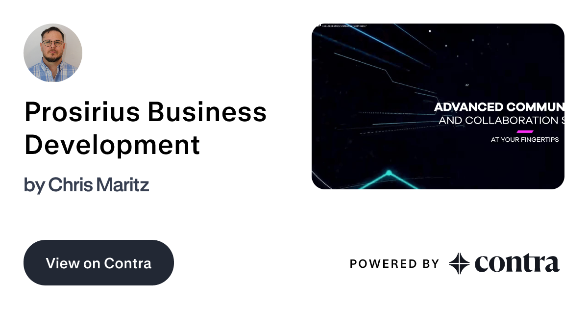 Prosirius Business Development by Chris Maritz