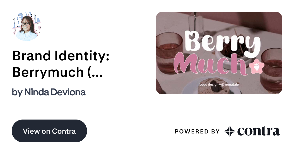 Brand Identity: Berrymuch (Korean Style Cake) by Ninda Deviona