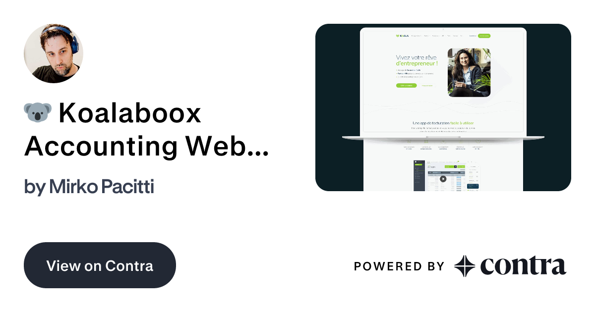 🐨 Koalaboox Accounting Website 🐨 by Mirko Pacitti