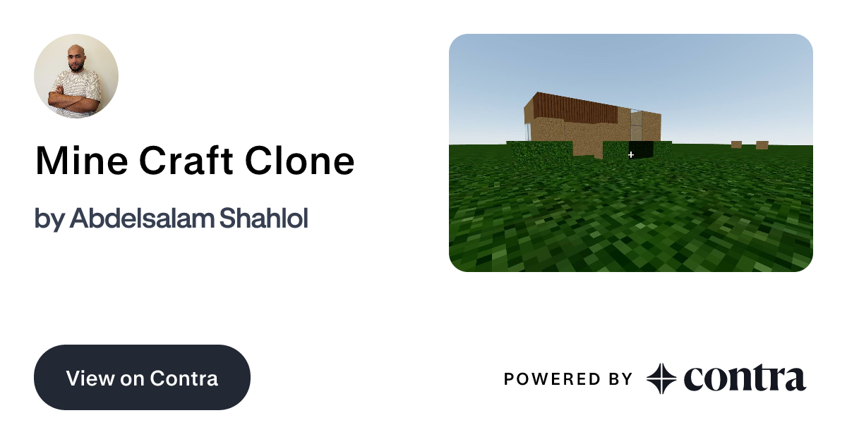 Mine Craft Clone by Abdelsalam Shahlol
