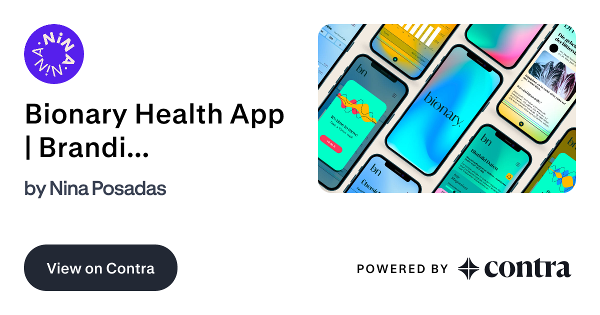 Bionary Health App | Branding & UI by Nina Posadas