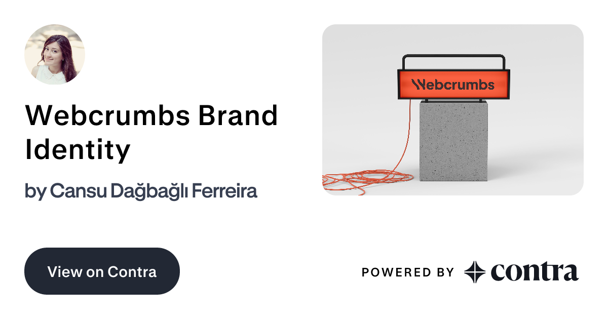 Webcrumbs Brand Identity by Cansu Dağbağlı Ferreira