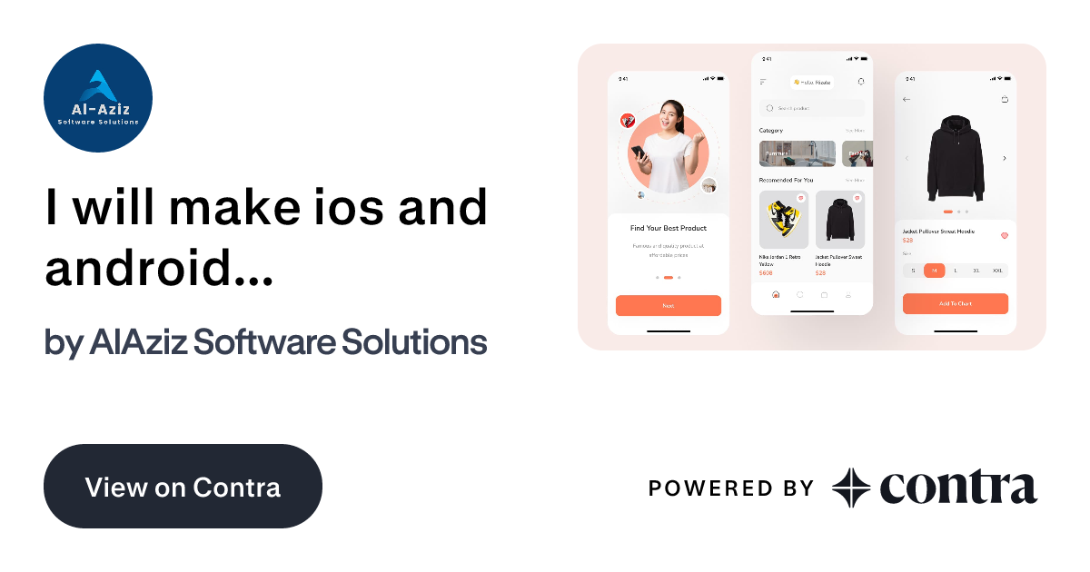 I will make ios and android mobile app using ionic by AlAziz Software Solutions
