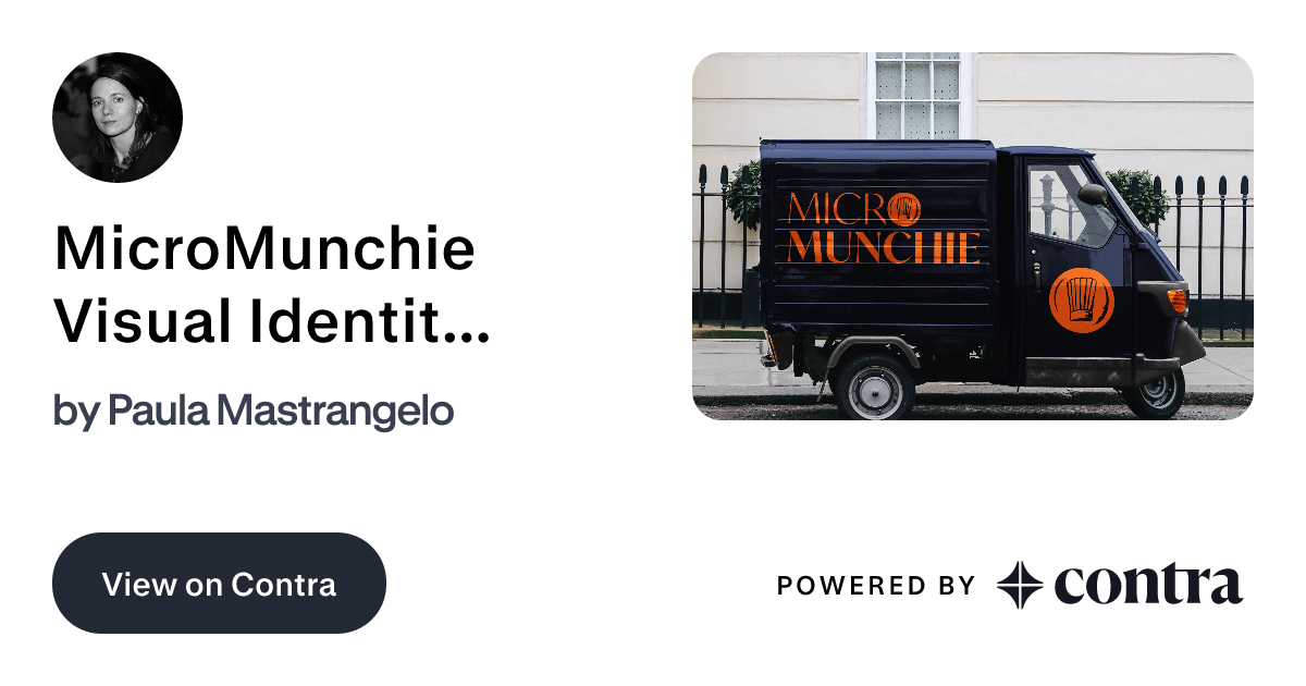 MicroMunchie Visual Identity :: Behance by Paula Mastrangelo