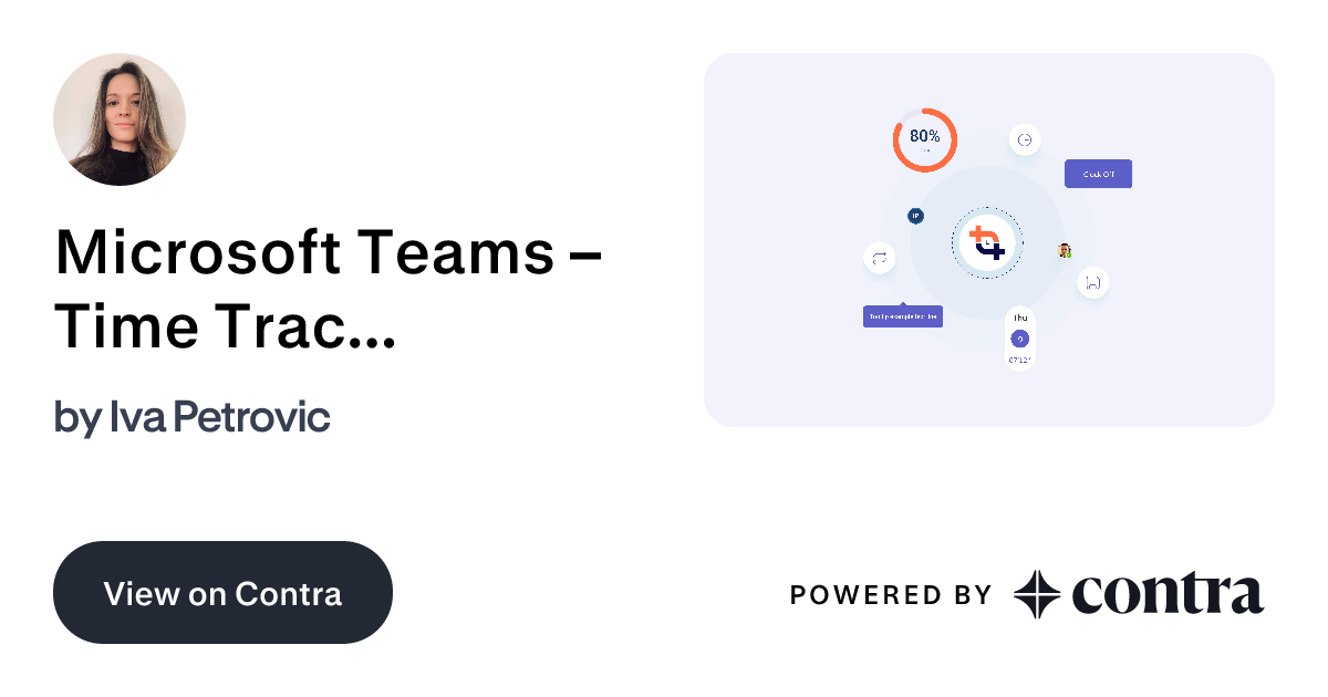Microsoft Teams – Time Tracker Plugin by Iva Petrovic