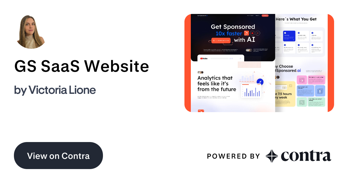 GS SaaS Website by Victoria Lione
