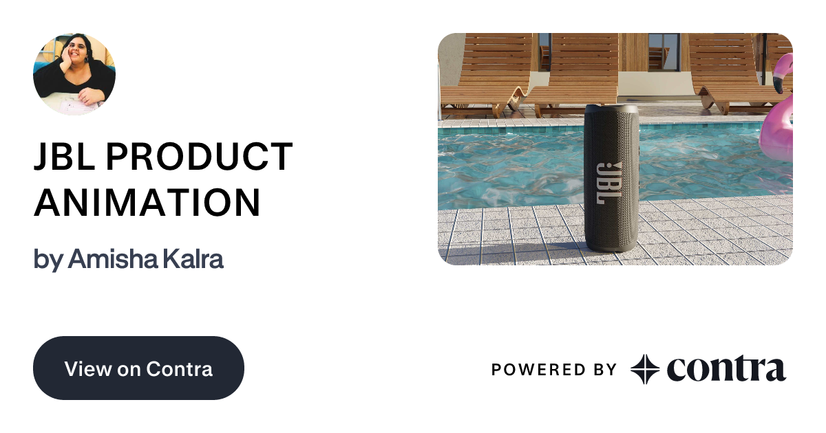 JBL PRODUCT ANIMATION by Amisha Kalra