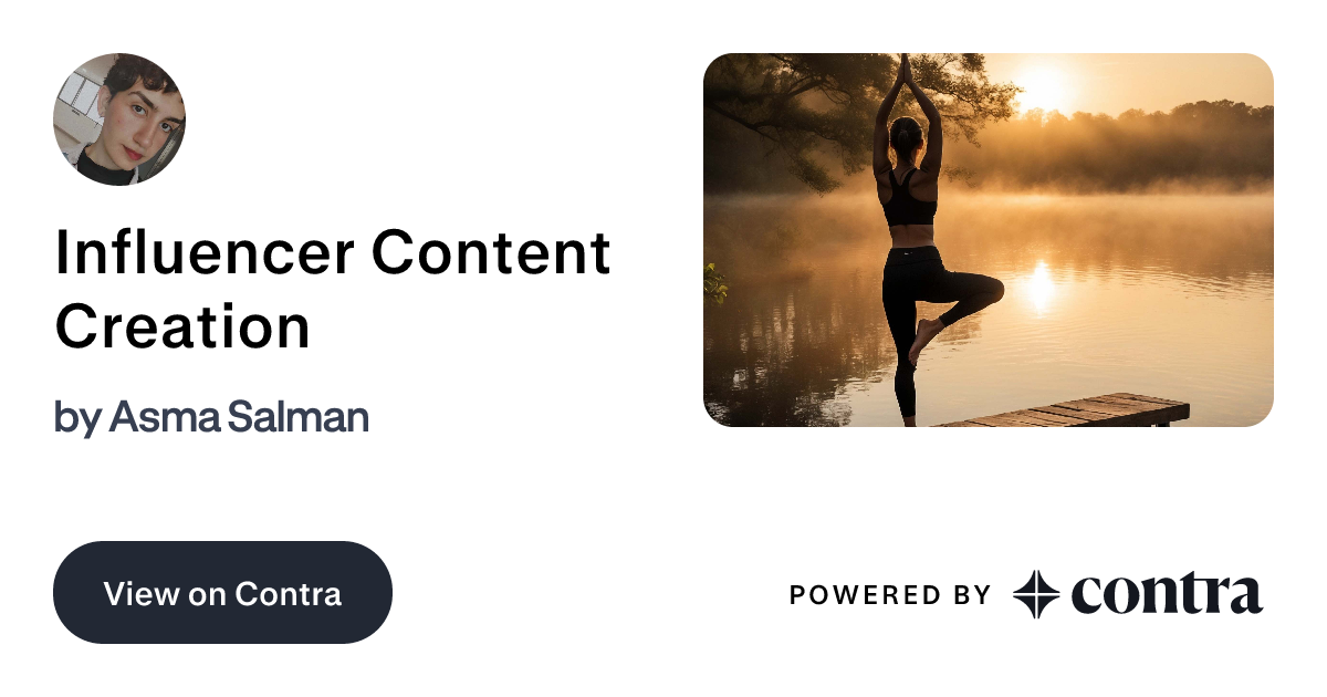 Influencer Content Creation by Asma Salman
