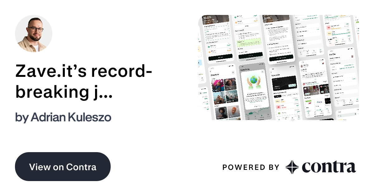 Zave.it’s record-breaking journey from concept to 300,000 Users by Adrian Kuleszo