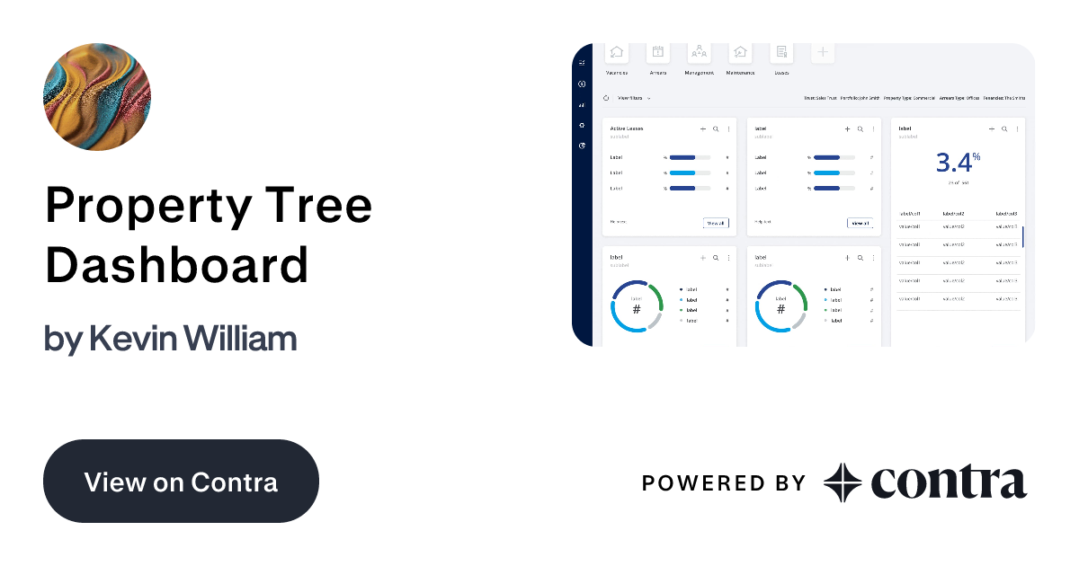 Property Tree Dashboard by Design Design
