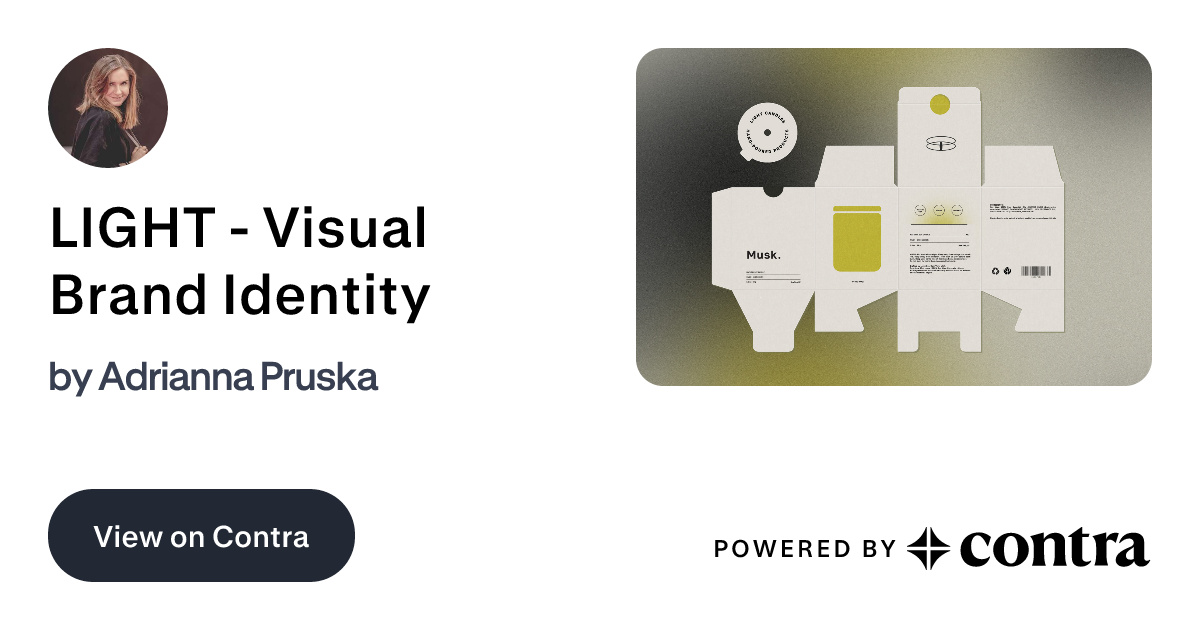 LIGHT - Visual Brand Identity by Adrianna Pruska