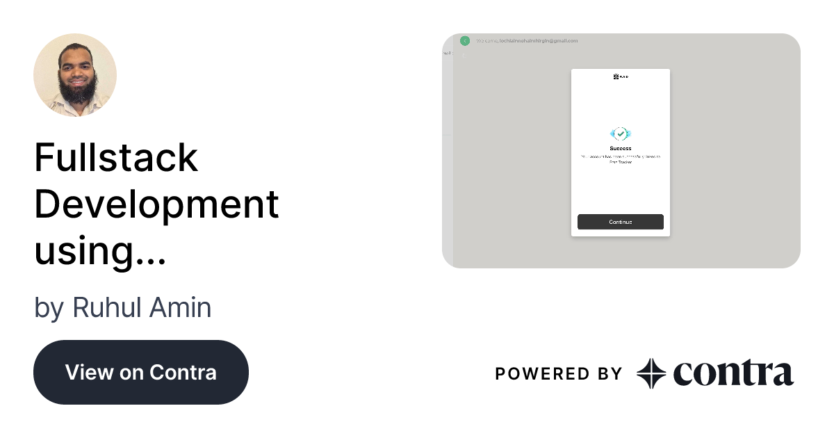 Fullstack Development using Nextjs and Python by Ruhul Amin
