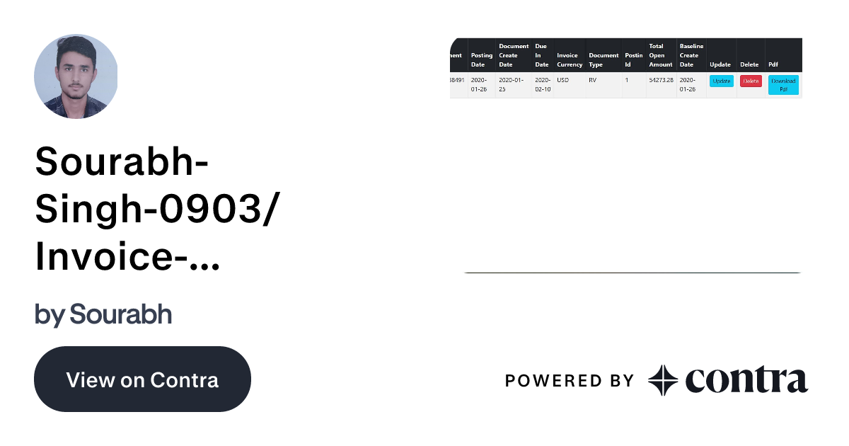 Sourabh-Singh-0903/Invoice-Management_System by Sourabh