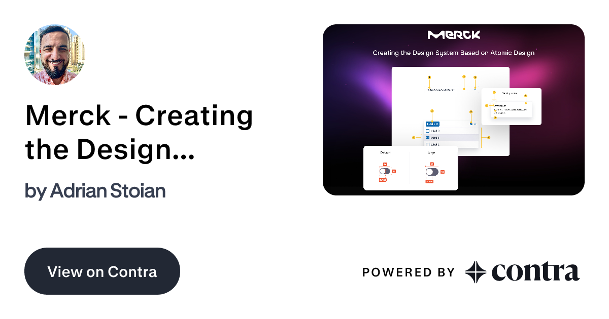 Merck - Creating the Design System Based on Atomic Design by Adrian Stoian
