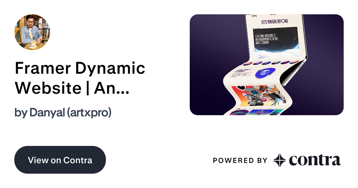 Framer Dynamic Website | Animations & User-Friendly Interface by Danyal ...