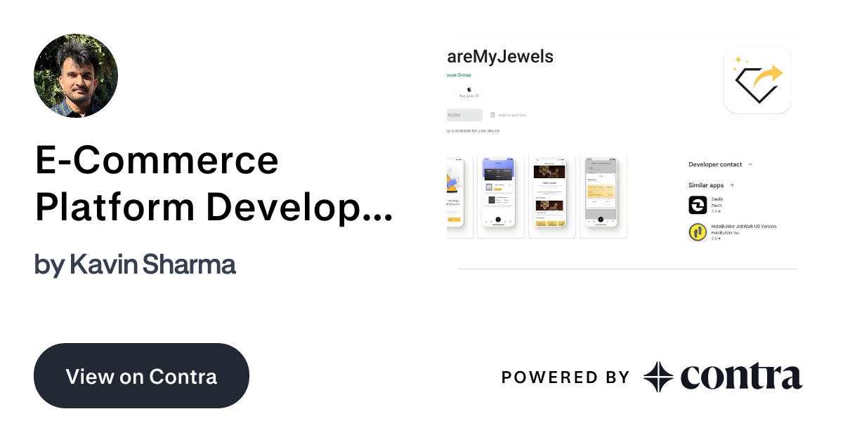 E-Commerce Platform Development by Kavin Sharma