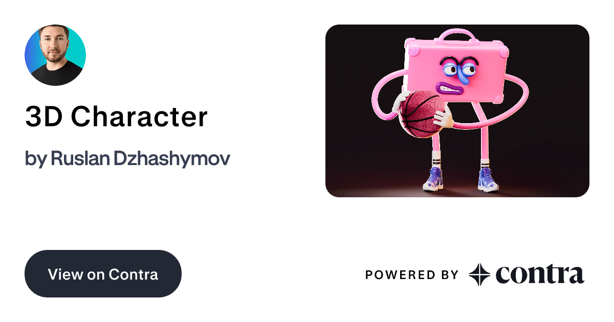 3D Character by Ruslan Dzhashymov