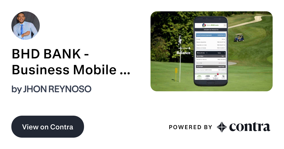 BHD BANK - Business Mobile Banking by JHON REYNOSO