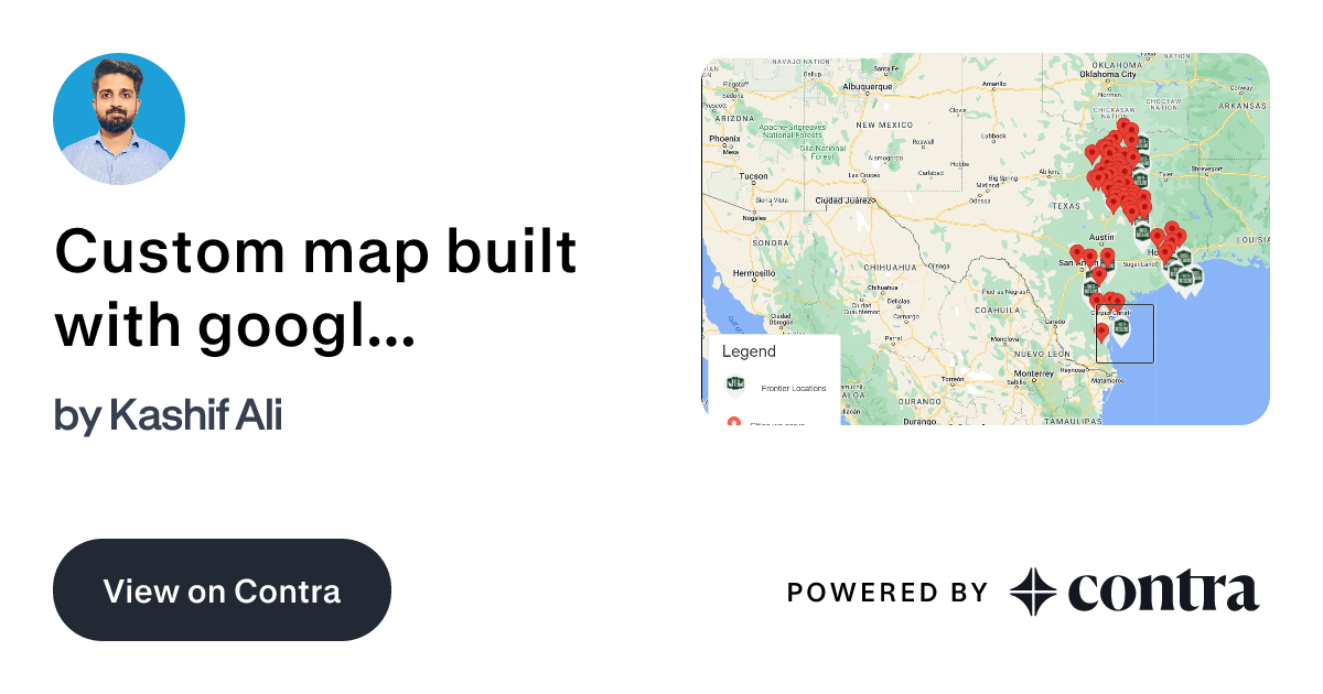 Custom map built with google maps api - YouTube by Kashif Ali