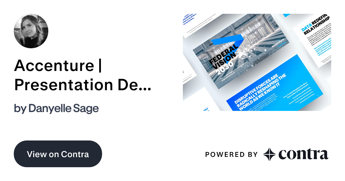 Accenture | Presentation Design by Danyelle Sage