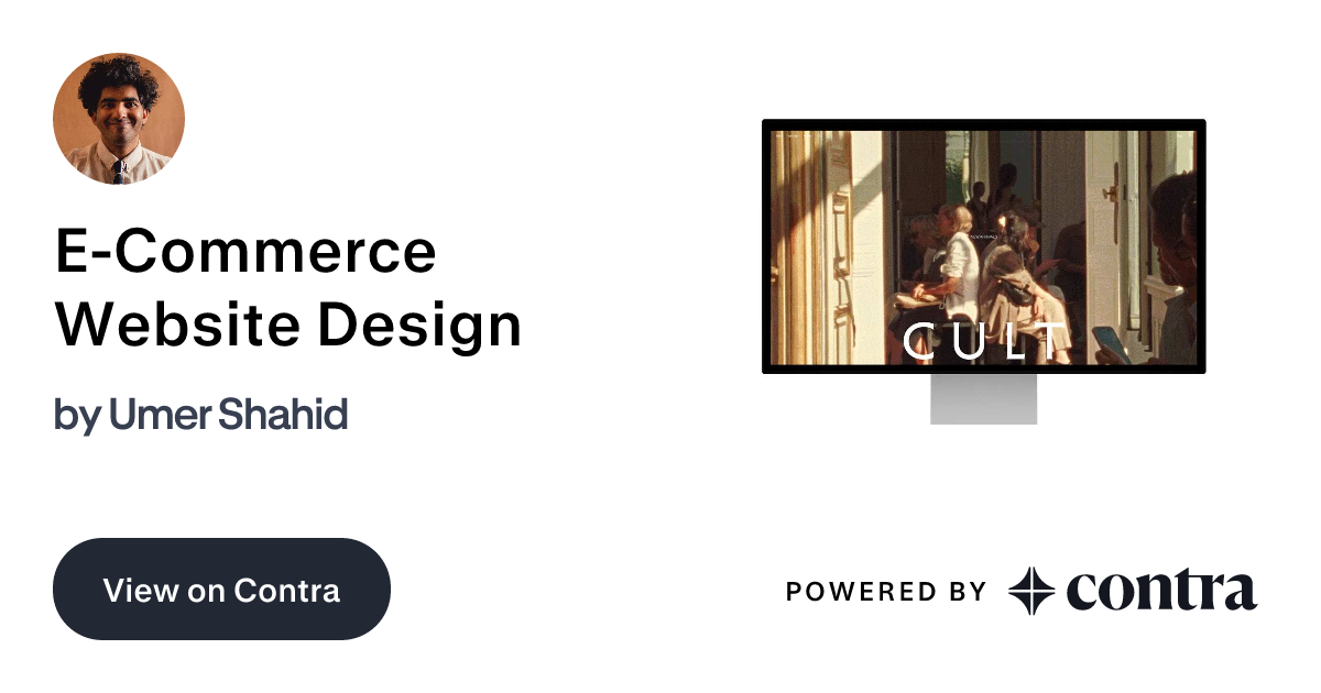 E-Commerce Website Design by Umer Shahid