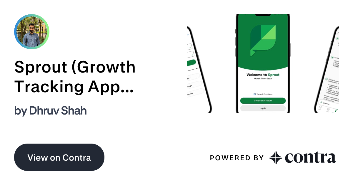 Sprout (Growth Tracking App) | (iOS, Android & Adaptive Landing by ...